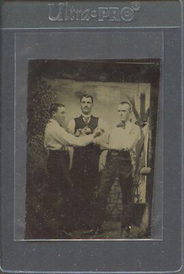 Late 1800's Boxing Tintype - Great Bare Knuckle Image with Referee | eBay