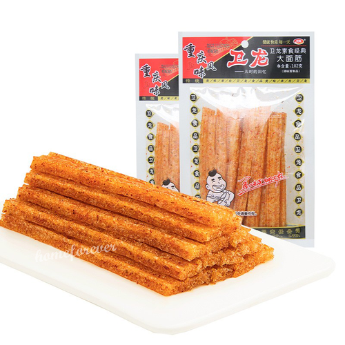 2 Bags Weilong Hotstrips Latiao Chinese Snack Spicy Foods 中国卫龙辣条大面筋 | eBay