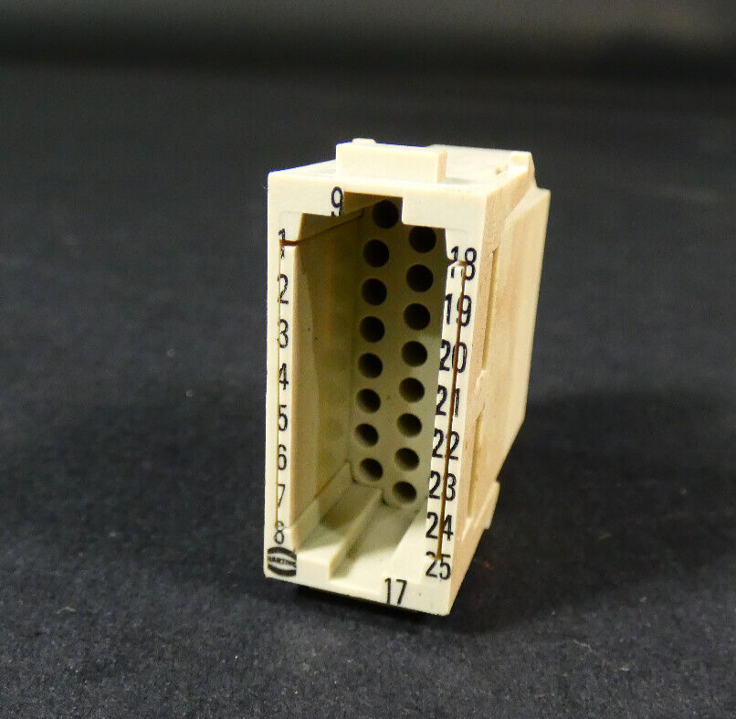 5x Harting Han 09140253001 High Density Module crimp male / Buchse | 25 ...