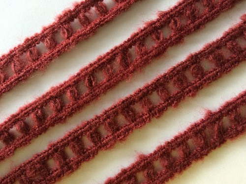 10m/2m Spitze Borte Nichtelastisch stoff 2cm Maroon | eBay.de