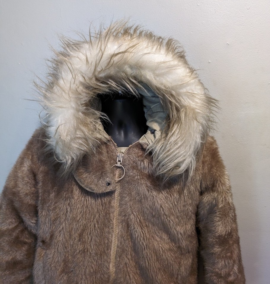 Vintage STEARNS Womens Small Hansa Branta GOOSE DOWN faux fur Parka ...