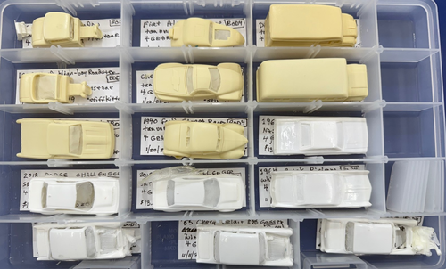 15pc Lot RESIN Custom HO Slot Car Classic Bodies 4Gear w/ Windows ...