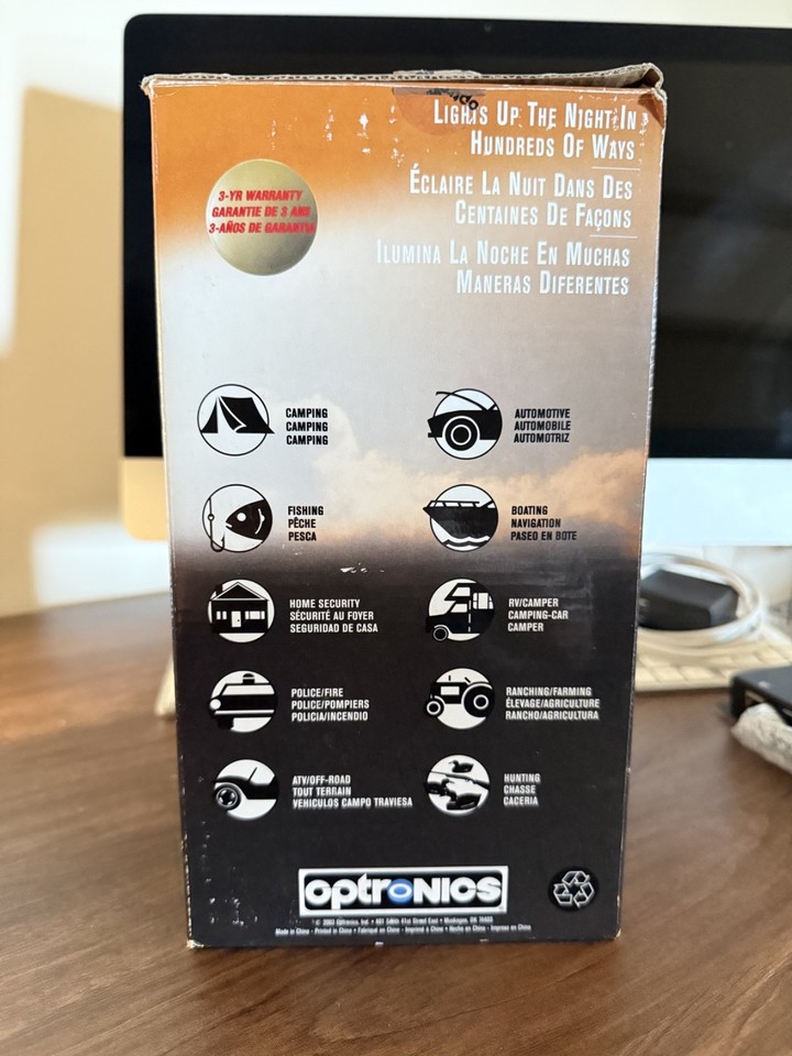 Optronics Spotlight - Model OH-101 - 1,000,000 Candlepower | eBay