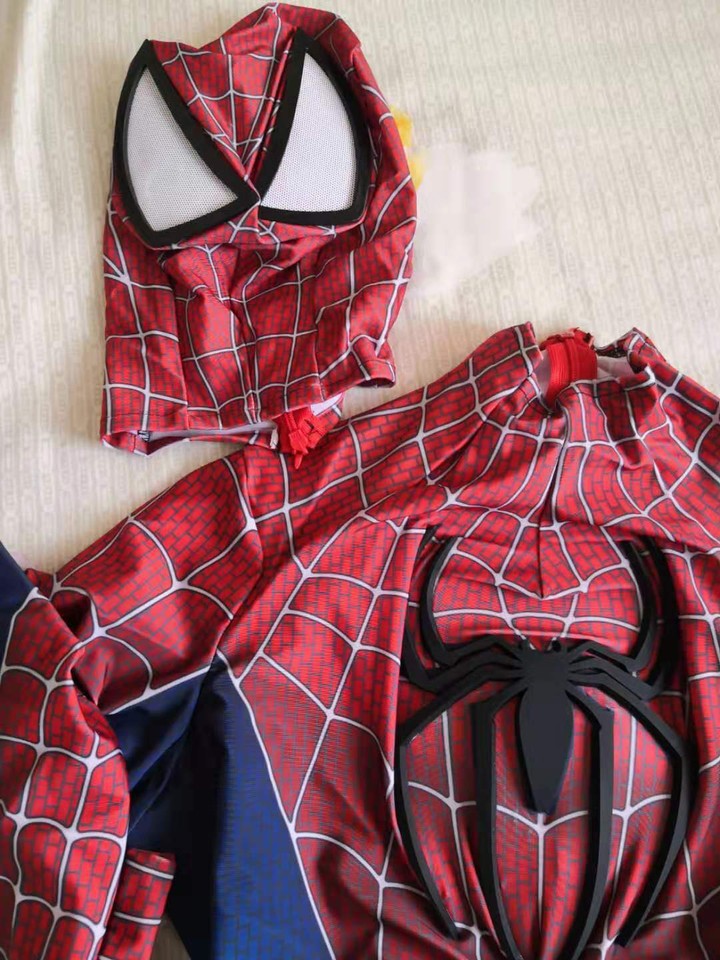 Original Toby Spiderman Jumpsuit Cosplay 3D Bodysuit Costume Zentai ...