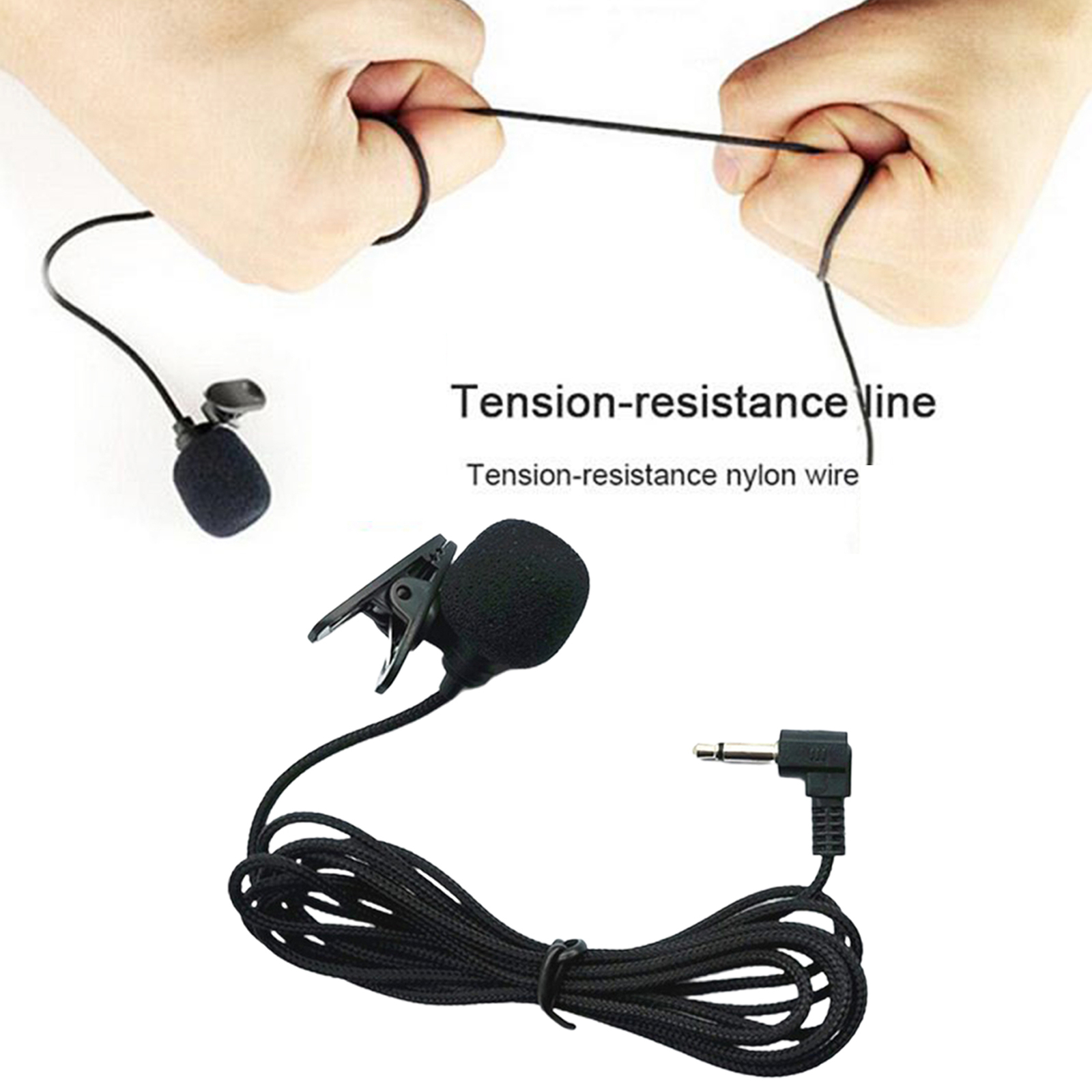 Lapel Microphone Noise Reduction Universal Clear Sound Mini Lapel ...