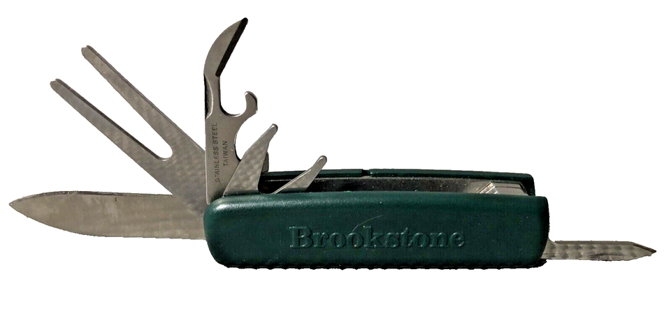BROOKSTONE GOLF KNIFE MULTI TOOL WITH/RED LED | eBay