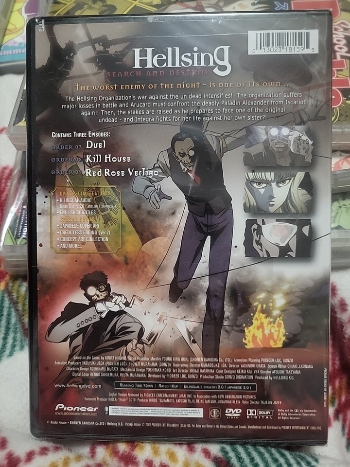 Hellsing - Vol. 3: Search and Destroy (DVD, 2002) 13023181595| eBay