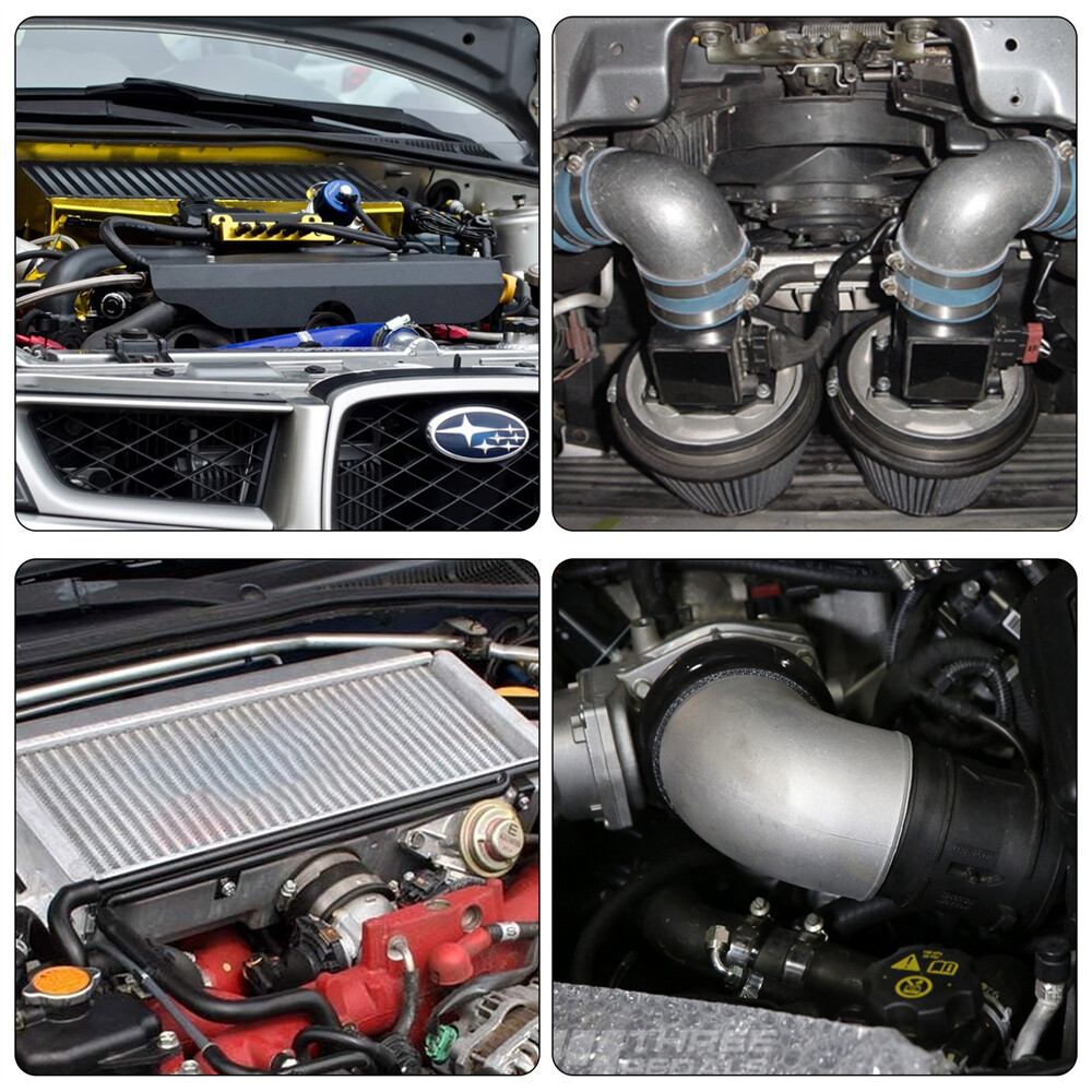 2.25" 57mm peformance 90 Degree Cast Aluminum Elbow Intercooler Turbo ...