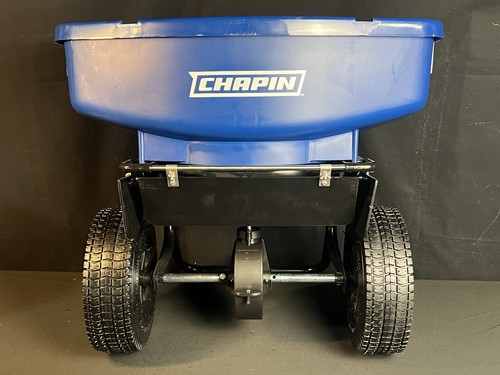 Chapin 81008A Residential Salt & Ice Melt Spreader 80lb Blue New Open ...