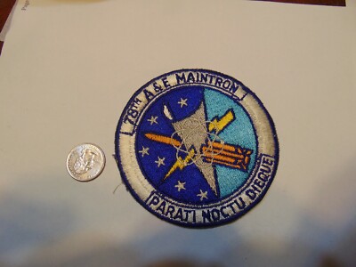 MILITARY PATCH SEW ON 78TH A&E MAINTRON PARATI NOCTU DIEQUE | eBay