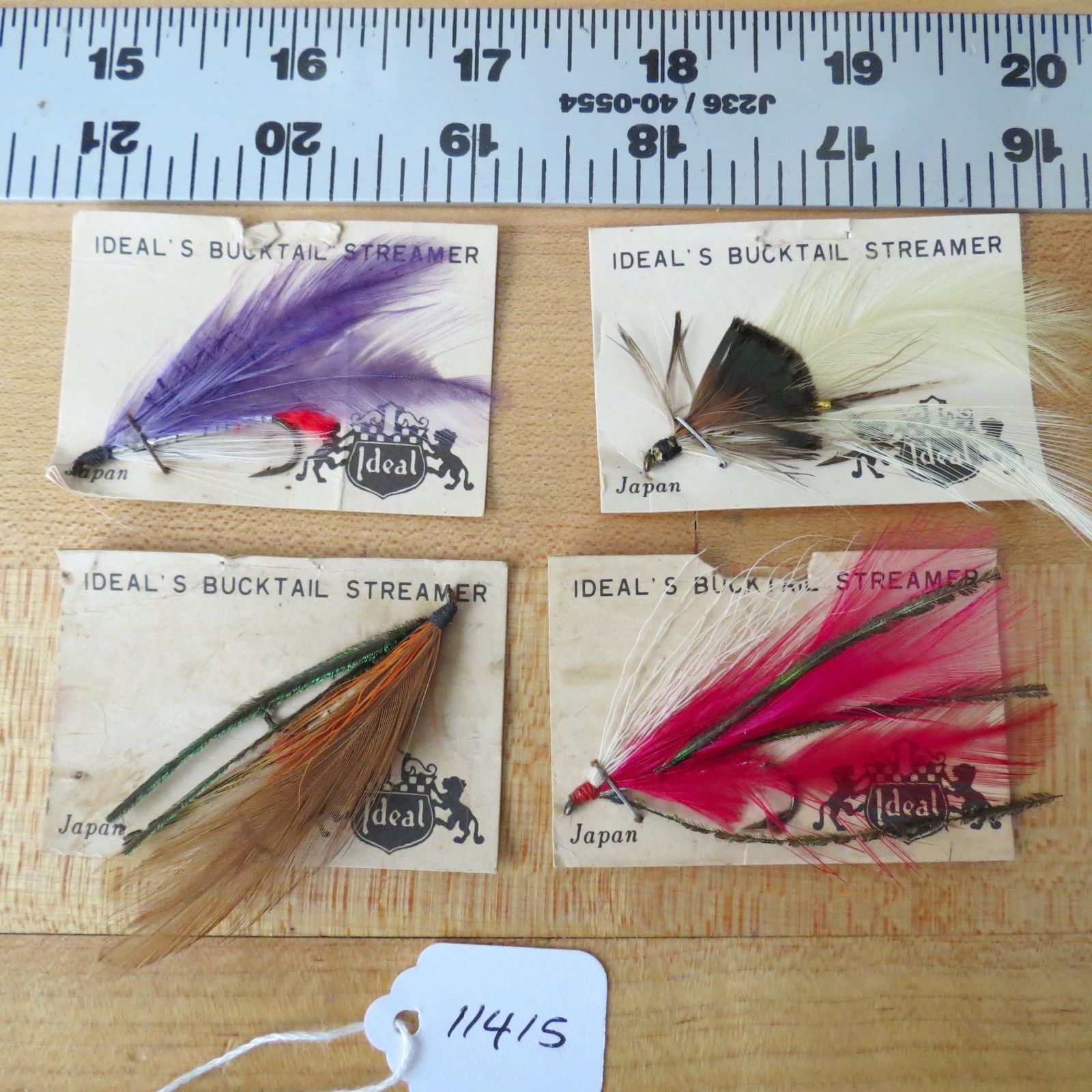 Vintage Ideal Bucktail Streamer fly fishing lures (lot#11415) | eBay