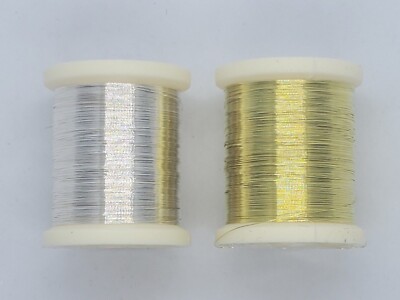 Danville's GOLD or SILVER FLY TYING WIRE Pick Color and Size | eBay