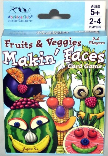 FRUITS & VEGGIES MAKIN' FACES CARD GAME By Abridge Club Entertainment ...
