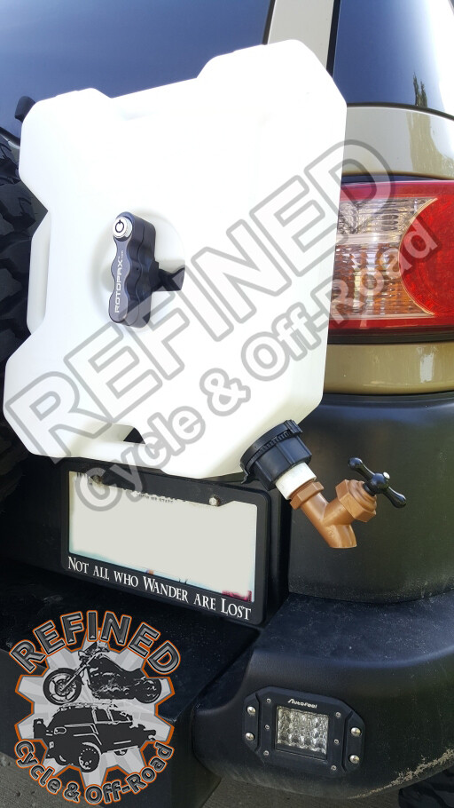 Toyota FJ Cruiser Single 2 OR 3 Gallon RotoPax Water or Fuel Can Mount ...