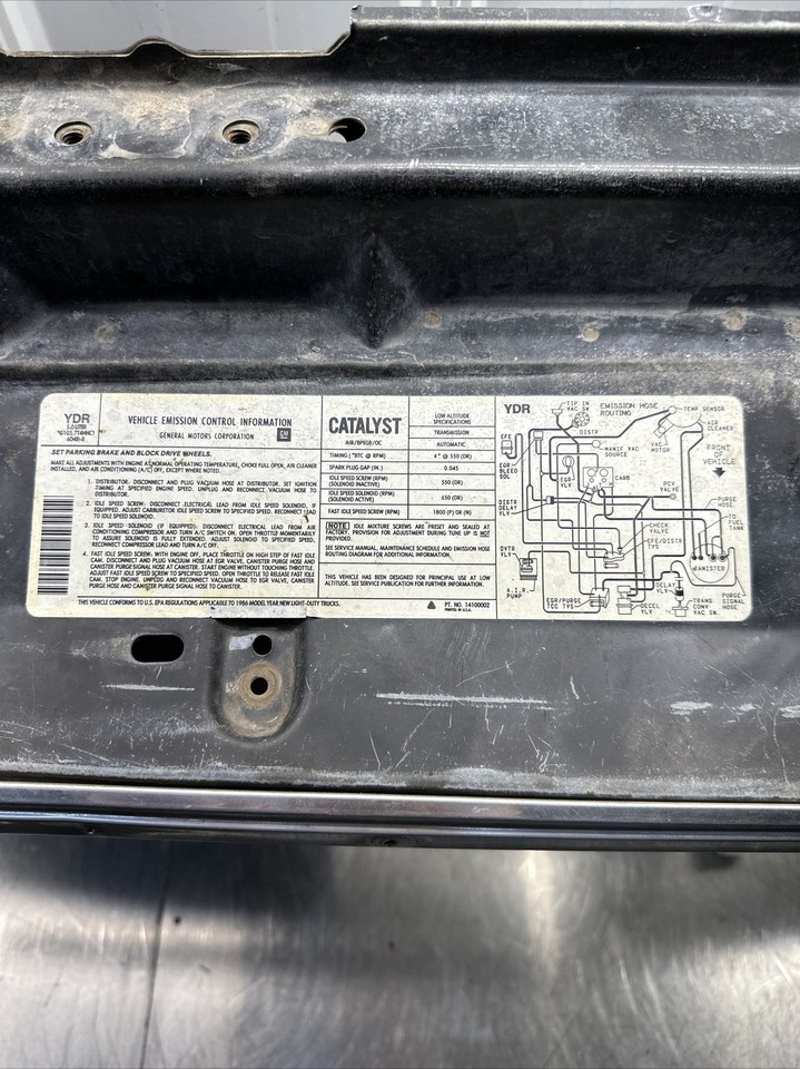 1973-1987 Chevy GMC Truck Square Body Radiator Core Support OEM | eBay