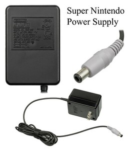 Super Nintendo AC Adapter Power Supply Cord Cable ORIGINAL SNES SNS-002 ...