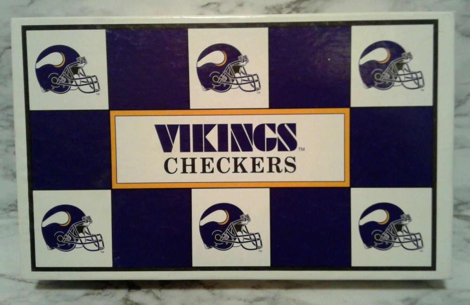 NFL Minnesota VIKINGS vs GREEN BAY PACKERS Football Checkers Board Game ...