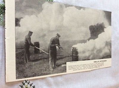 m11d ephemera ww1 picture german smoke screen | eBay
