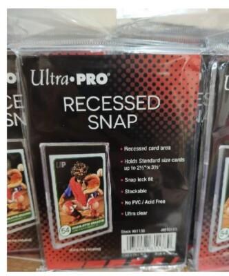 Ultra PRO-Recessed Snap Card Holder-1 Per Pack-Standard Size Cards-New ...