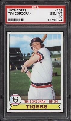 1979 Topps #272 Tim Corcoran - Tigers - PSA 10 - 16760874 - Baseball ...