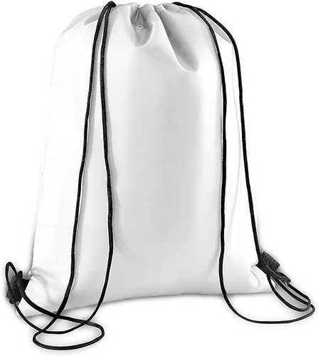 Nylon Drawstring Rucksack Bag Swimming Backpack for School PE Kit ...