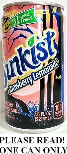 HALLOWEEN Werewolf “Sunkist Strawberry Lemonade” FULL NEW 7½oz Can USA ...