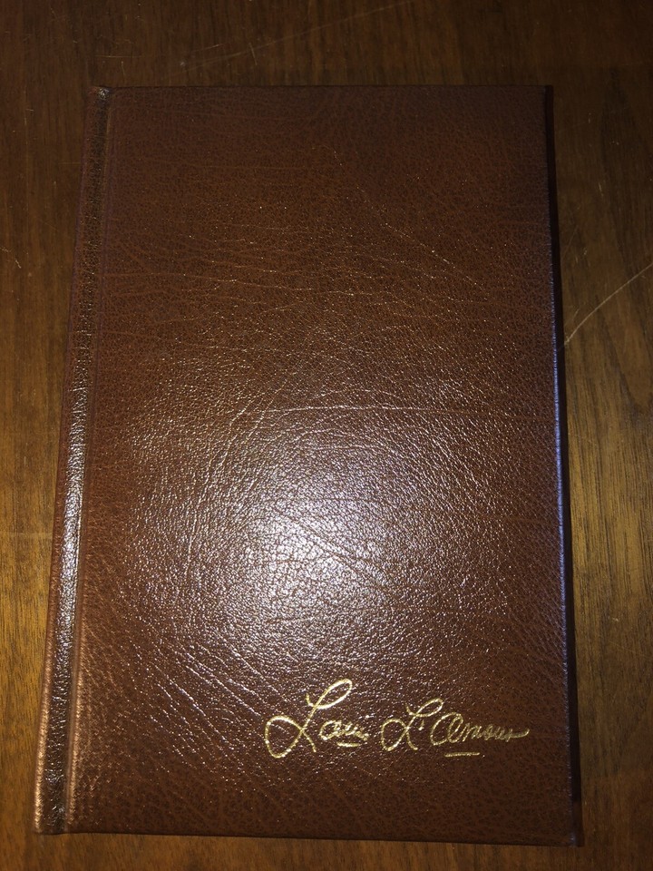 Louis L'Amour Collection GENUINE Deluxe LEATHER edition 93 book lot ...