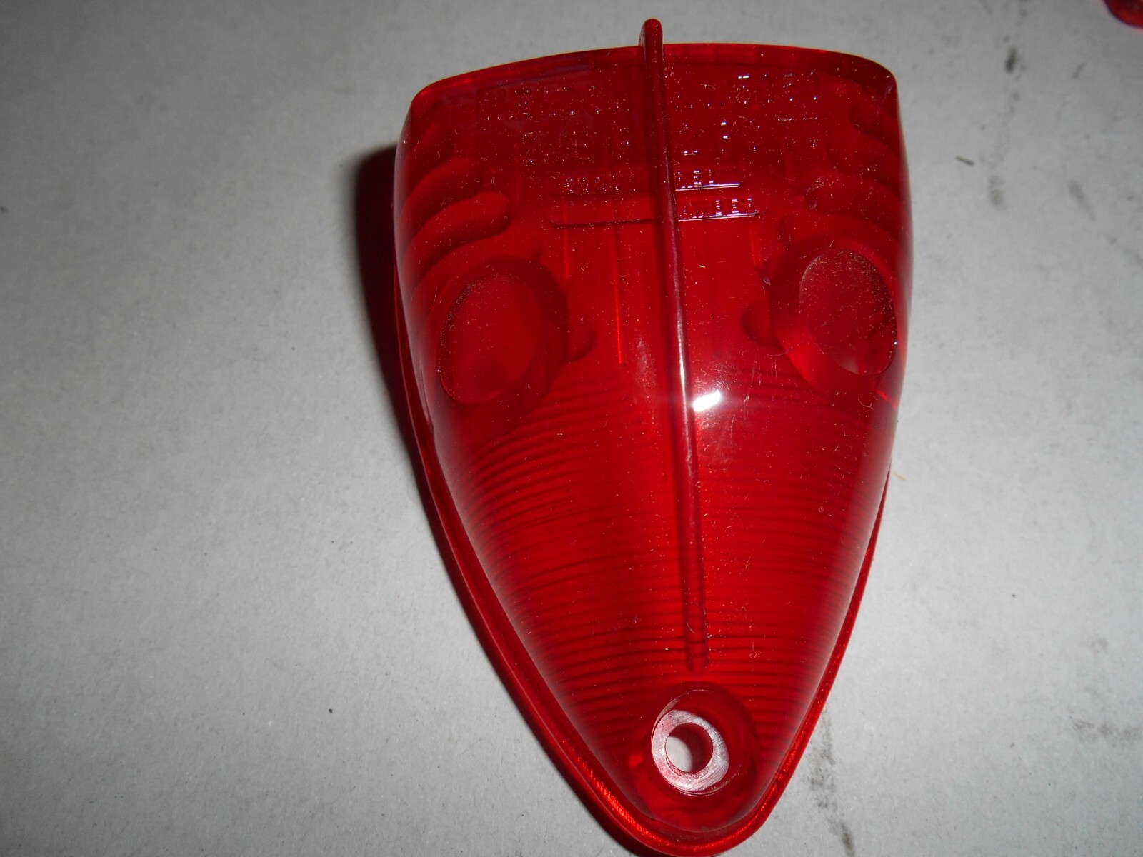 NEW, LOT OF (4) FOUR RED, TEAR DROP, MARKER LAMP LENS WELDON -# 5050 | eBay