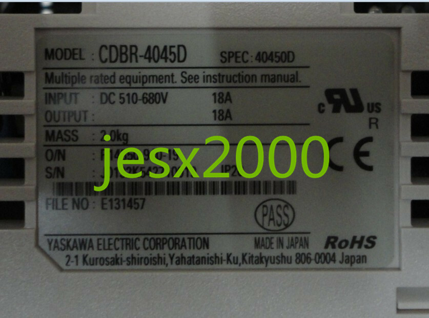 1PC new Yaskawa Inverter Brake Unit CDBR-4045D | eBay