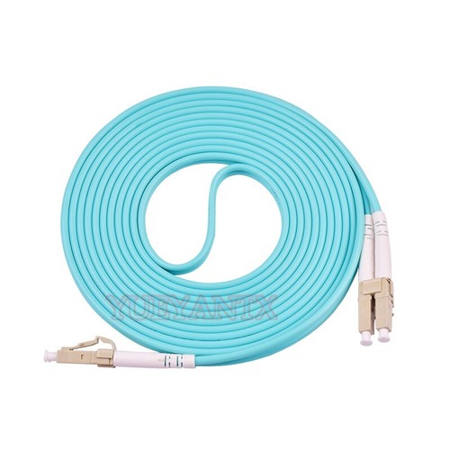 1M~15m OM4 10G Multimode Duplex LC to LC Fiber Optic Patch Cable 50/125 ...