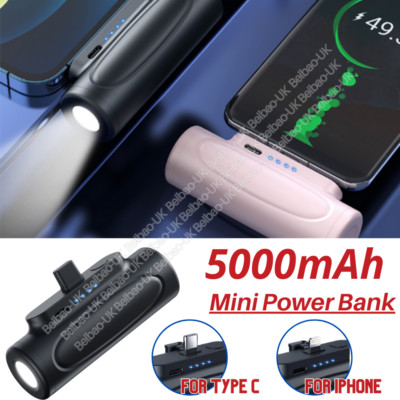 5000mAh Portable Charger Mini Power Bank Battery Pack For Android ...