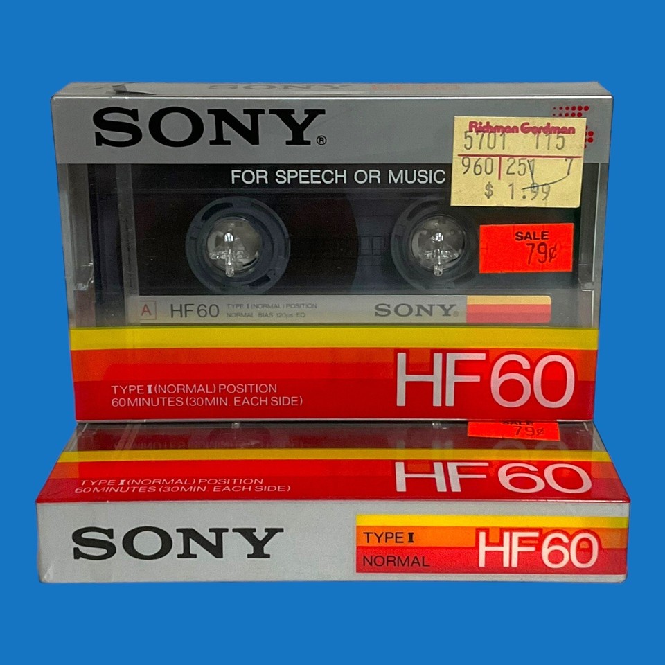 Mixed Lot 19 Sony High Fidelity HF 60 and 74 Min Normal Bias Cassette Tapes NEW | eBay