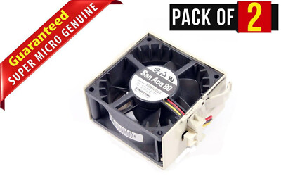 Lot of 2 Genuine Supermicro 9G0812G103 12V 1.1A 4-pin Cooling Fan FAN ...
