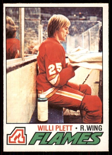 1977-78 O-Pee-Chee Willi Plett RC Atlanta Flames #17 | eBay