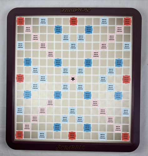 2001 Scrabble Deluxe Edition Game Rotating Turntable Board REPLACEMENT ...