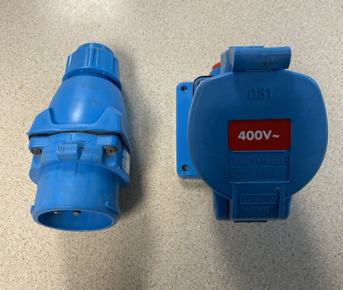 Marechal 30A Plug & Socket Outlet Type DS1 400V 3 Phase & Earth | eBay UK