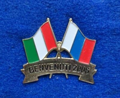 Italian & Russian Italy Russia Patriotic Flags Torino 2006 Olympic ...