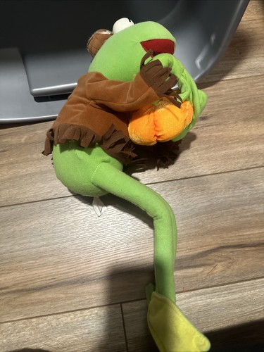 Halloween Sesame Street Plush Kermit The Frog Pumpkin Robin Hood Fall ...