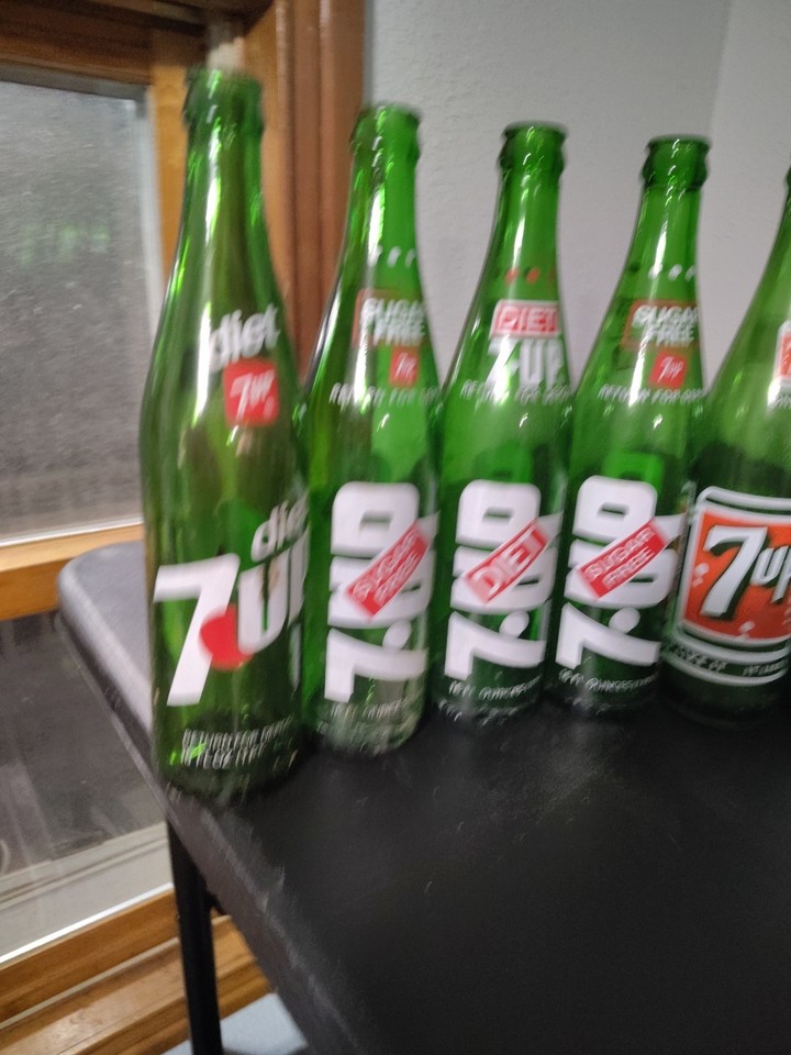 Vintage 7 Up Bottles Massive Lot Mixed 14 | eBay