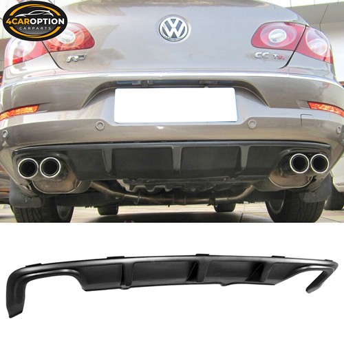 Fits 09-12 Volkswagen CC R-Line PP Rear Bumper Lip Diffuser Spoiler | eBay