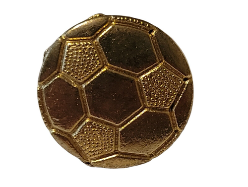 Soccer Ball Gold Tone Lapel Pin | eBay