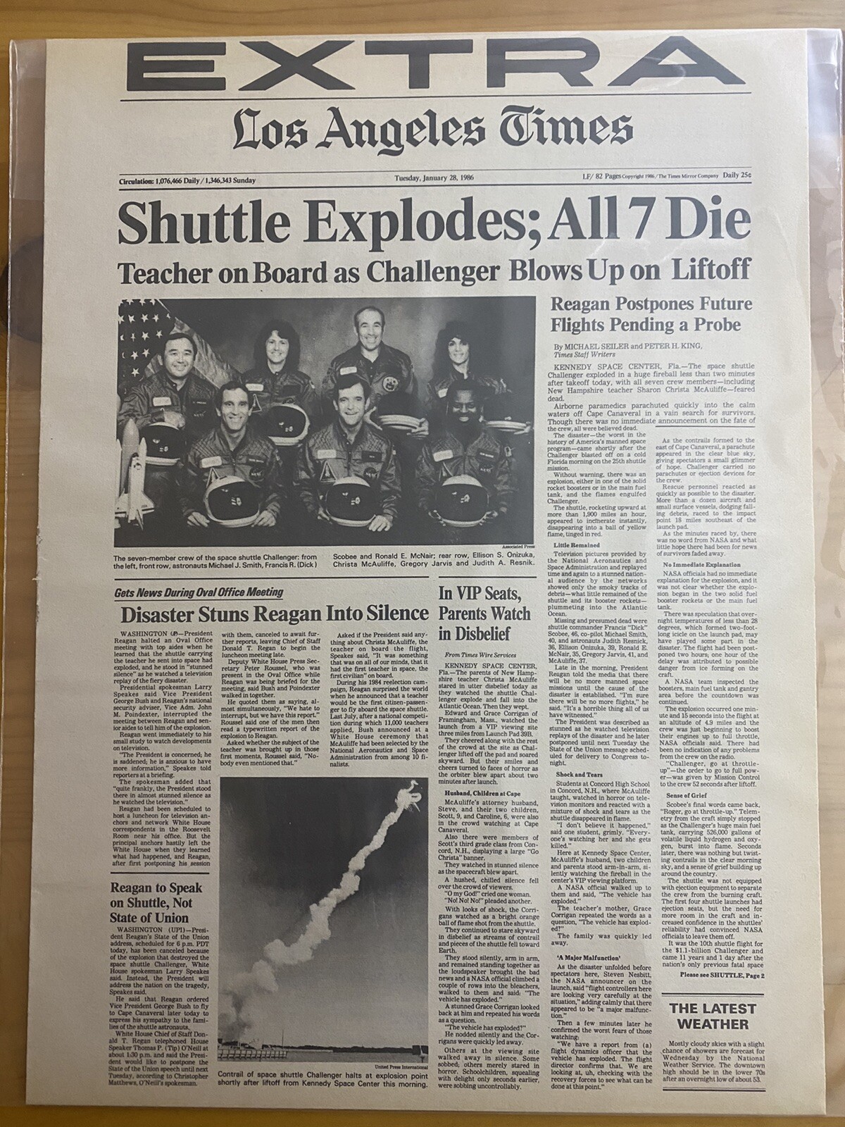 Nasa Formed Newspaper Heading