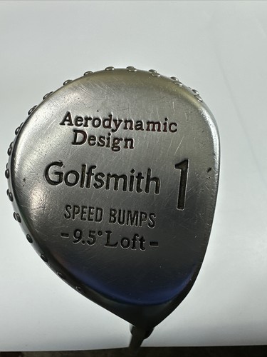 Golfsmith Speed Bumps Driver 1-Wood ⛳RH 9.5 Degree Loft Stainless Steel ...