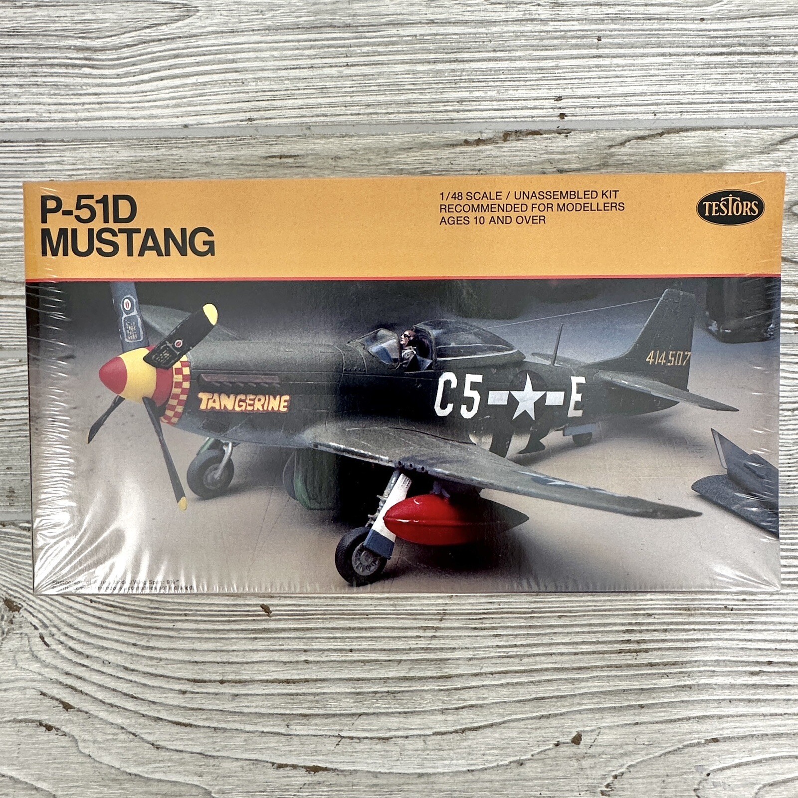 Vtg Testors P-51D Mustang 1/48 Military Plane Model Kit No 546 Factory ...