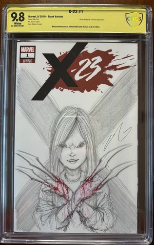 John Giang Sketch & Signed X-23, On X-23 #1 CBCS 9.8 | eBay