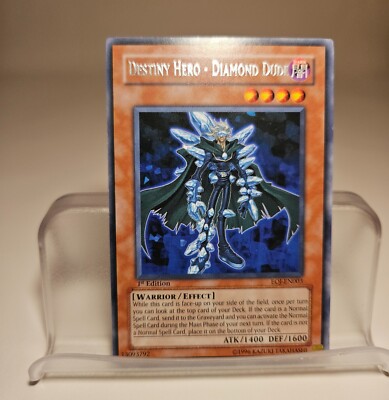 Yu-Gi-Oh! 1st Edition EOJ-EN003 "Destiny HERO - Diamond Dude" NM-M | eBay