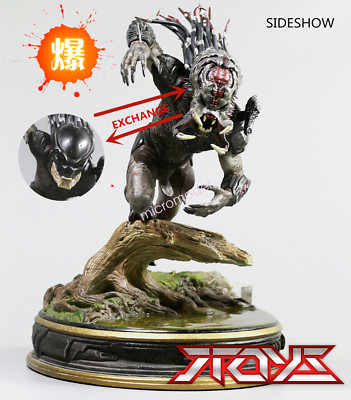 Sideshow Predator Statue 1/5 Resin Model Collectible Limited 2 Head EX ...
