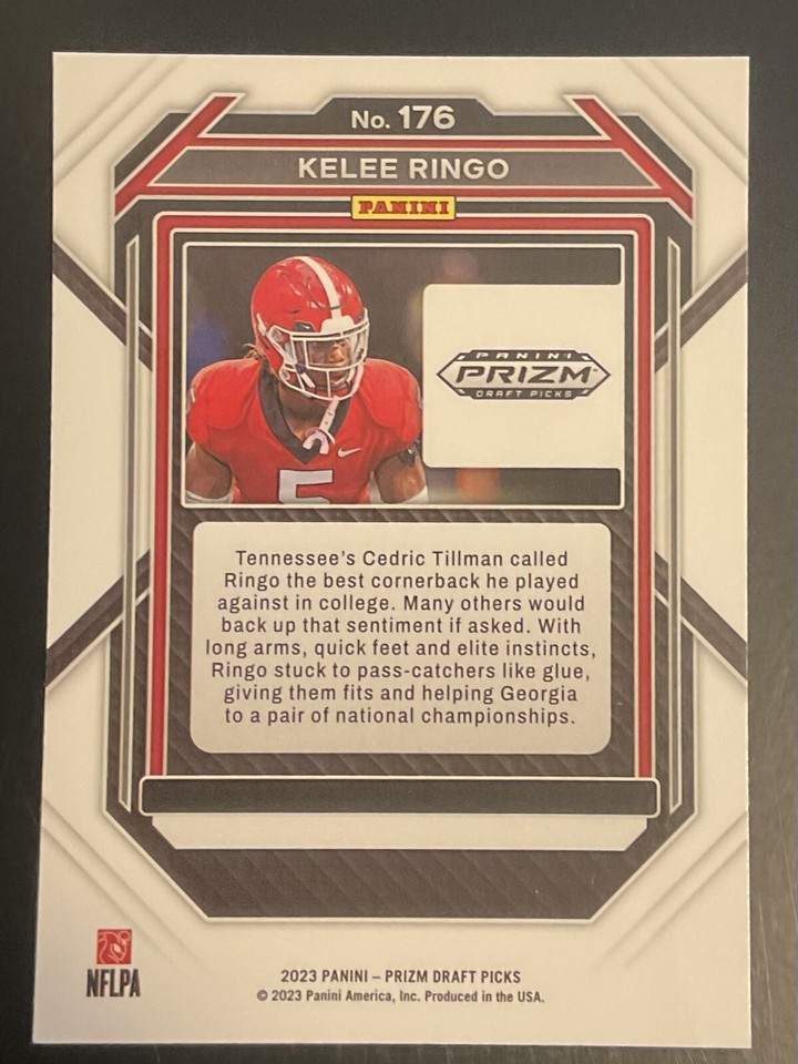 2023 Panini Prizm Draft Picks Kelee Ringo (Rookie) #176 | eBay