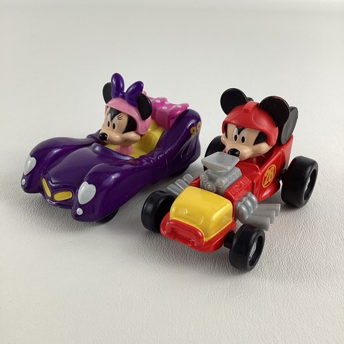 Disney Mickey Mouse Roadster Racers Cars Red 28 Minnie Mouse Purple Hot ...