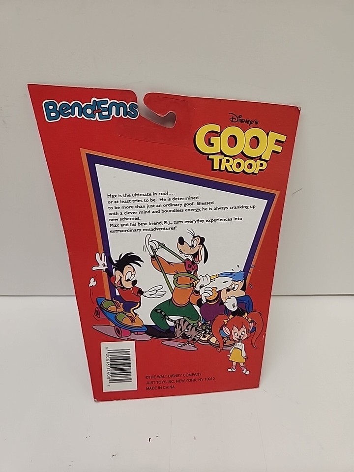 Max Goof Troop (Goofy's Son) Bend-Ems Bendie Figure About 3" Tall | eBay